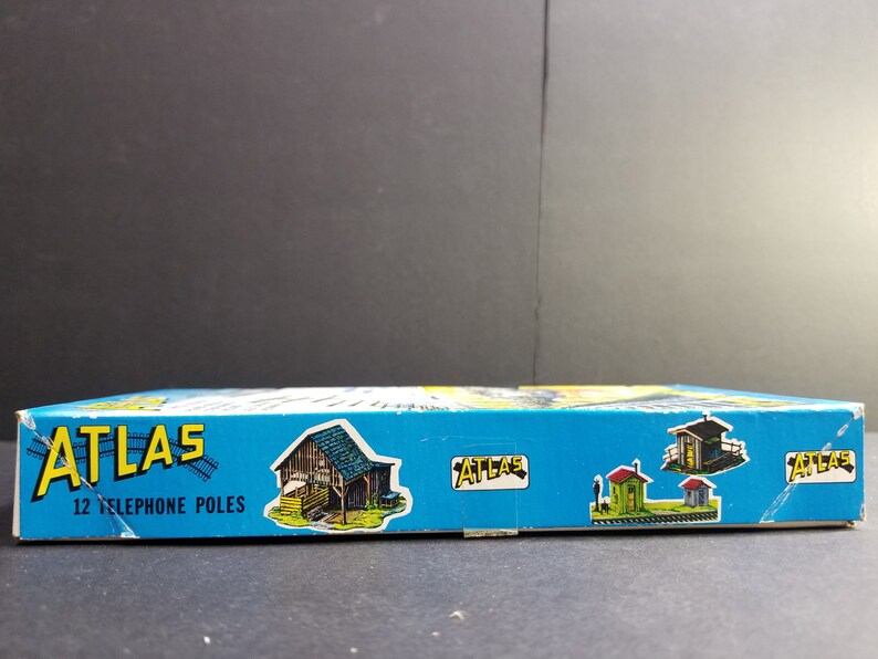 Atlas HO Scale 15 Total Telephone Poles 775 Good Condition | Etsy