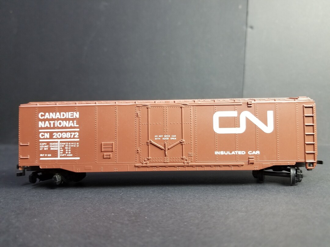 Bachmann HO Scale Canadian National Box Car CN #209872 Brown - Etsy