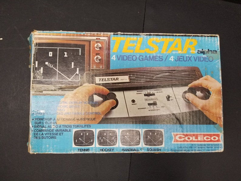 Vintage 1977 Coleco 6030 Telstar Alpha 4 Video Games Tennis | Etsy