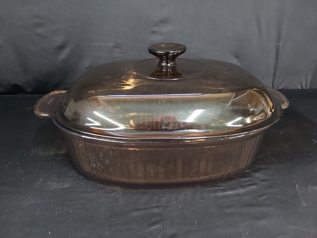 Visions Corning Casserole Dish: Large 4L Oval Cookware With Lid - Etsy