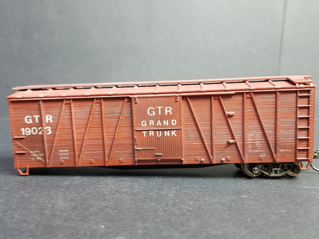 Accurail HO Scale Grand Trunk GTR 19023 Box Car - Etsy