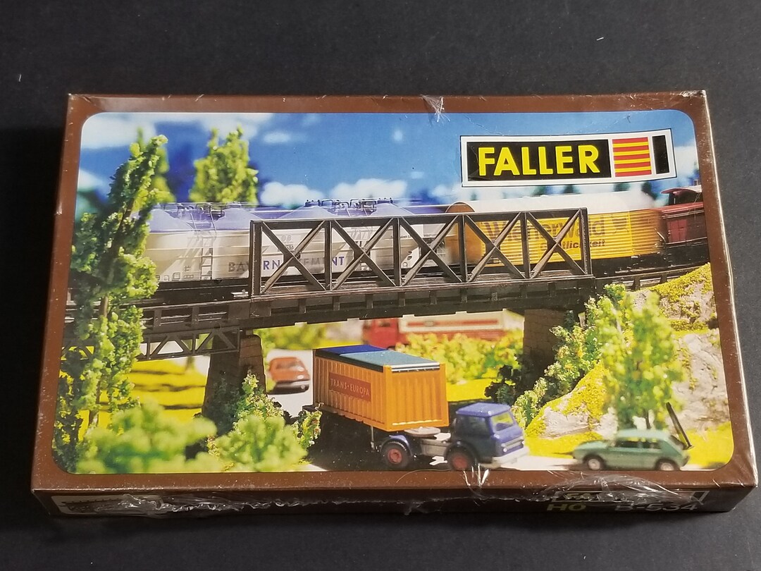 Faller HO Scale Model Kit Bridge Railroad Support Kit #B534 New Open ...