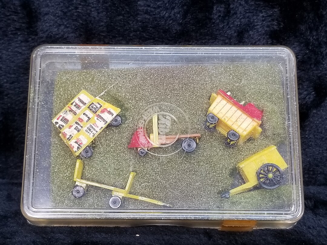 Vintage Kibri HO Scale 5 Pieces Trailer Set for Trains Layout New Old ...