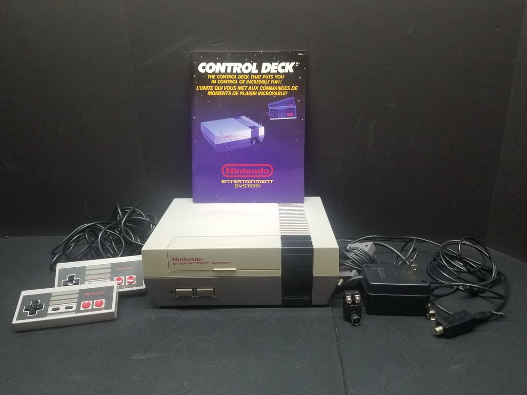 Vintage Nintendo Entertainment System Control Deck With Original Box ...