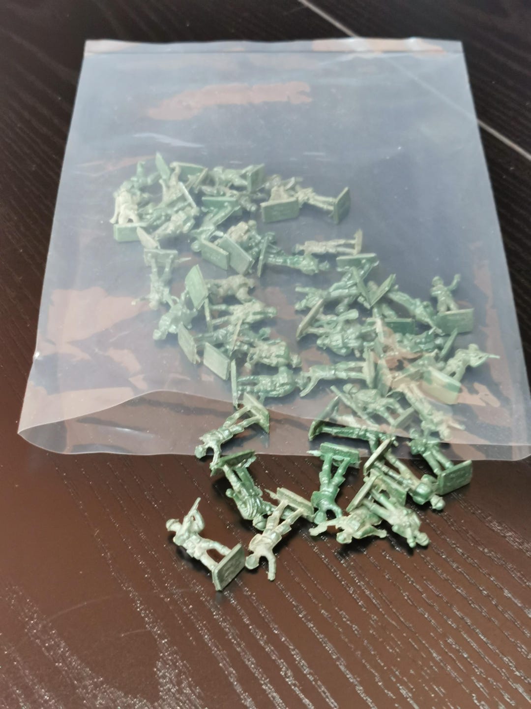 Vintage HO Scale Soldiers WWII Infantry People Figures Green for Trains ...