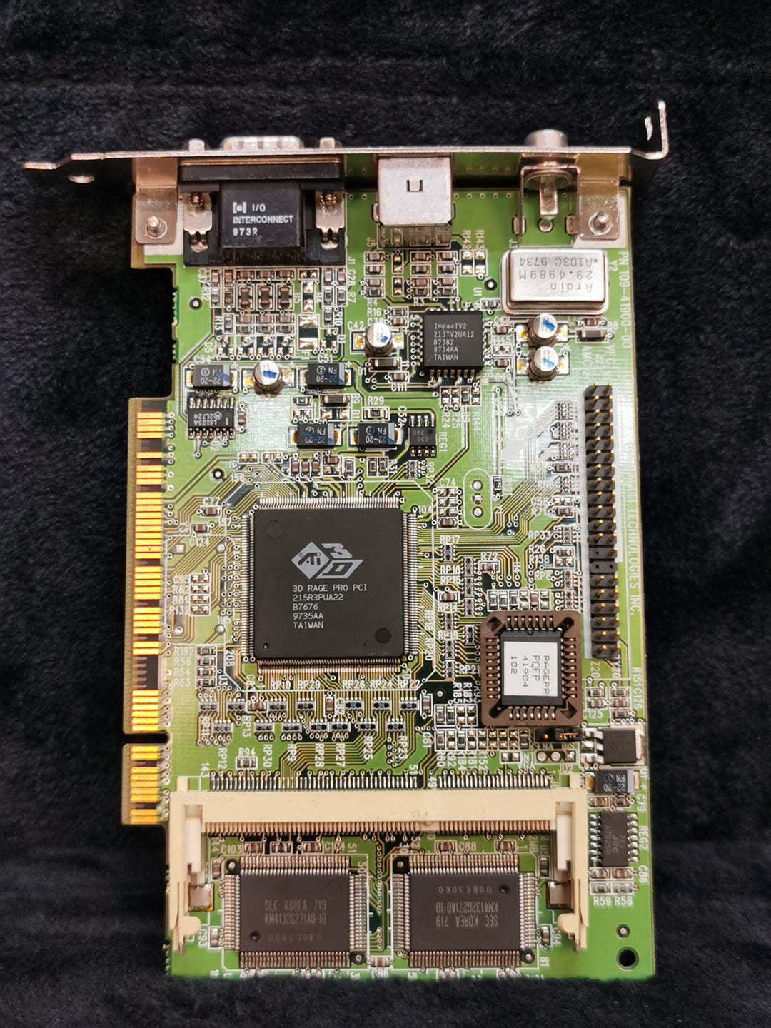 Vintage ATI 109-41900-00 Rage Pro Turbo 8mb PCI Video Graphic Card - Etsy