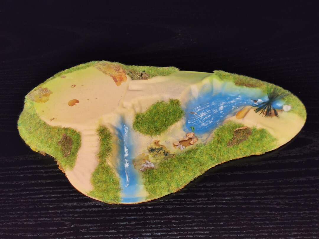 Vintage HO Scale Pre Formed Small Pond and Stairs - Etsy