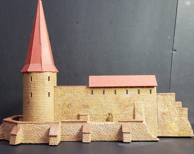 Kibri HO Scale Medieval Castle Wall Towers Building Built - Etsy
