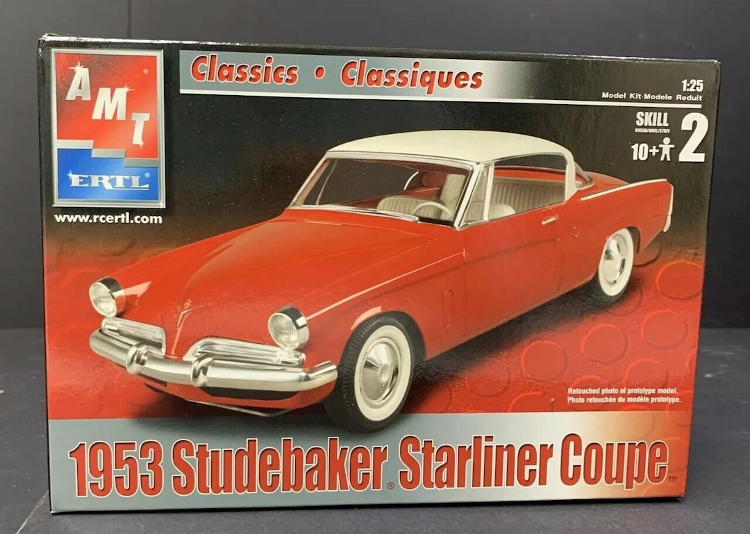 AMT/ERTL 31759 1953 Studebaker Starliner Coupe Skill 2 New Open Box - Etsy