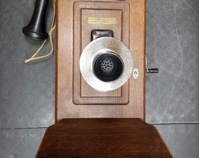 Antique Vintage Early 1900's the Northern Electric Company Wall-mount ...