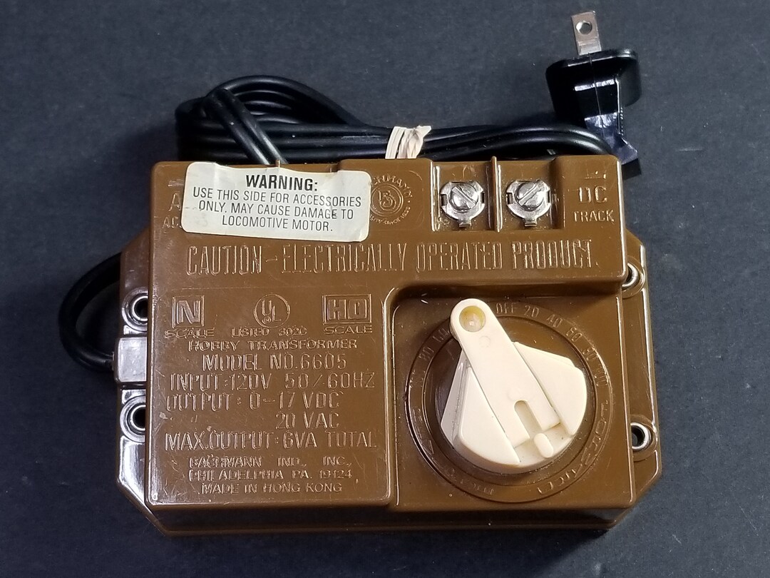 Bachmann HO Scale 6605 Hobby Transformer - Etsy