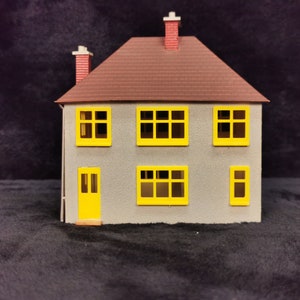 Vintage Airfix HO Scale Model Railroading Detached House Building Kit ...