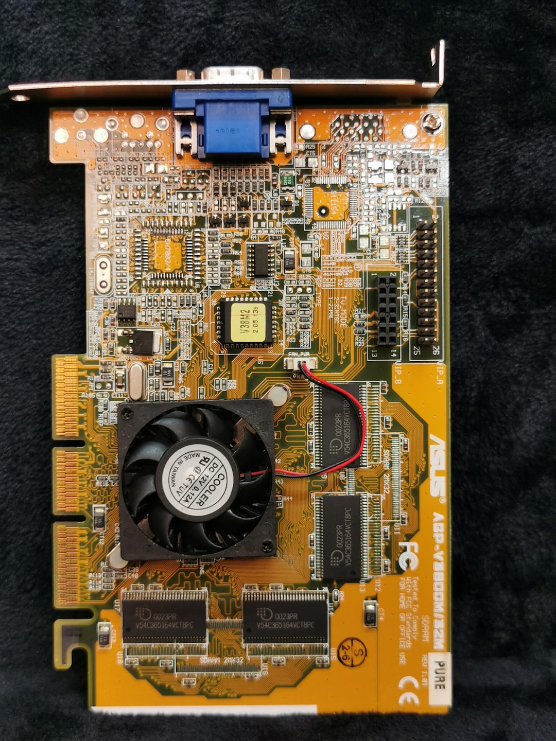 Vintage Asus V-3800M 32M (tf) Nvidia Riva Tnt2 Agp Video Card Only ...