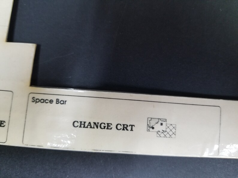 Vintage Commodore Amiga A500/2000 Gunship Keyboard Overlay | Etsy