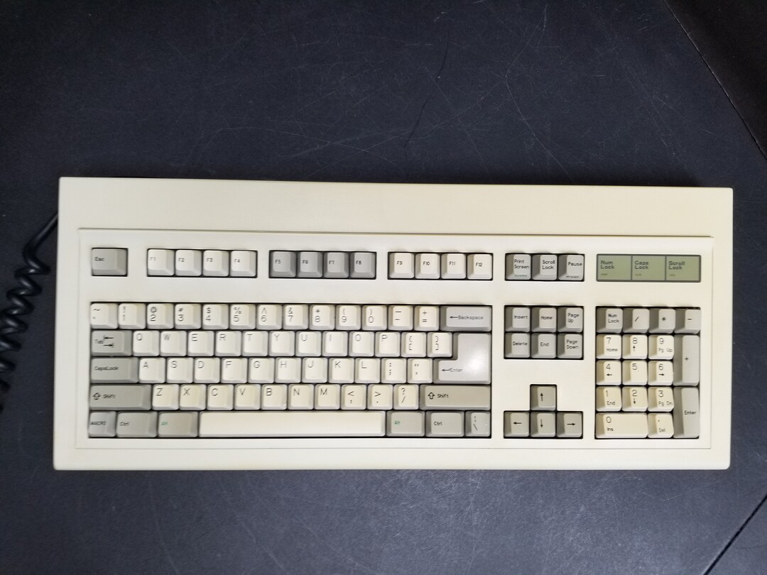 Vintage BTC Keyboard Clicky Tested Working - Etsy