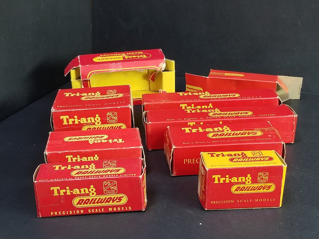 Tri-ang OO / HO Scale Lot of Empty Boxes Hornby Railways - Etsy