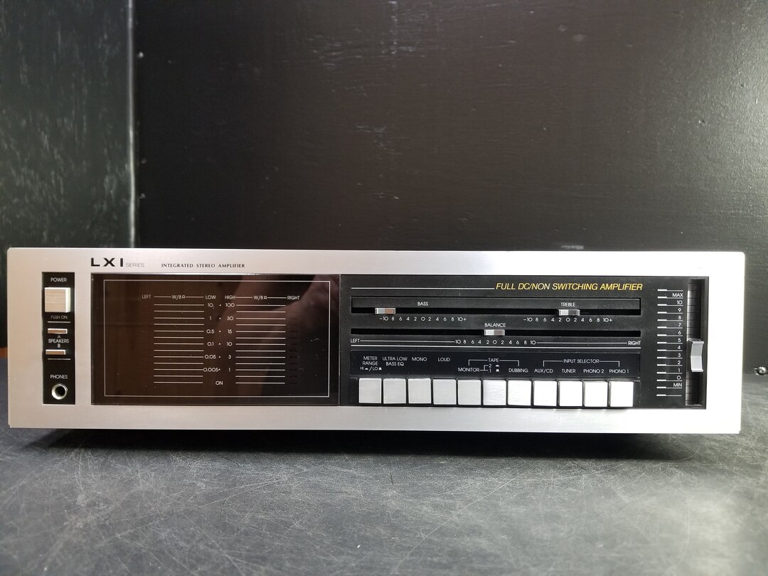 Vintage LXI Series Integrated Stereo Amplifier Model AM4023 Tested ...