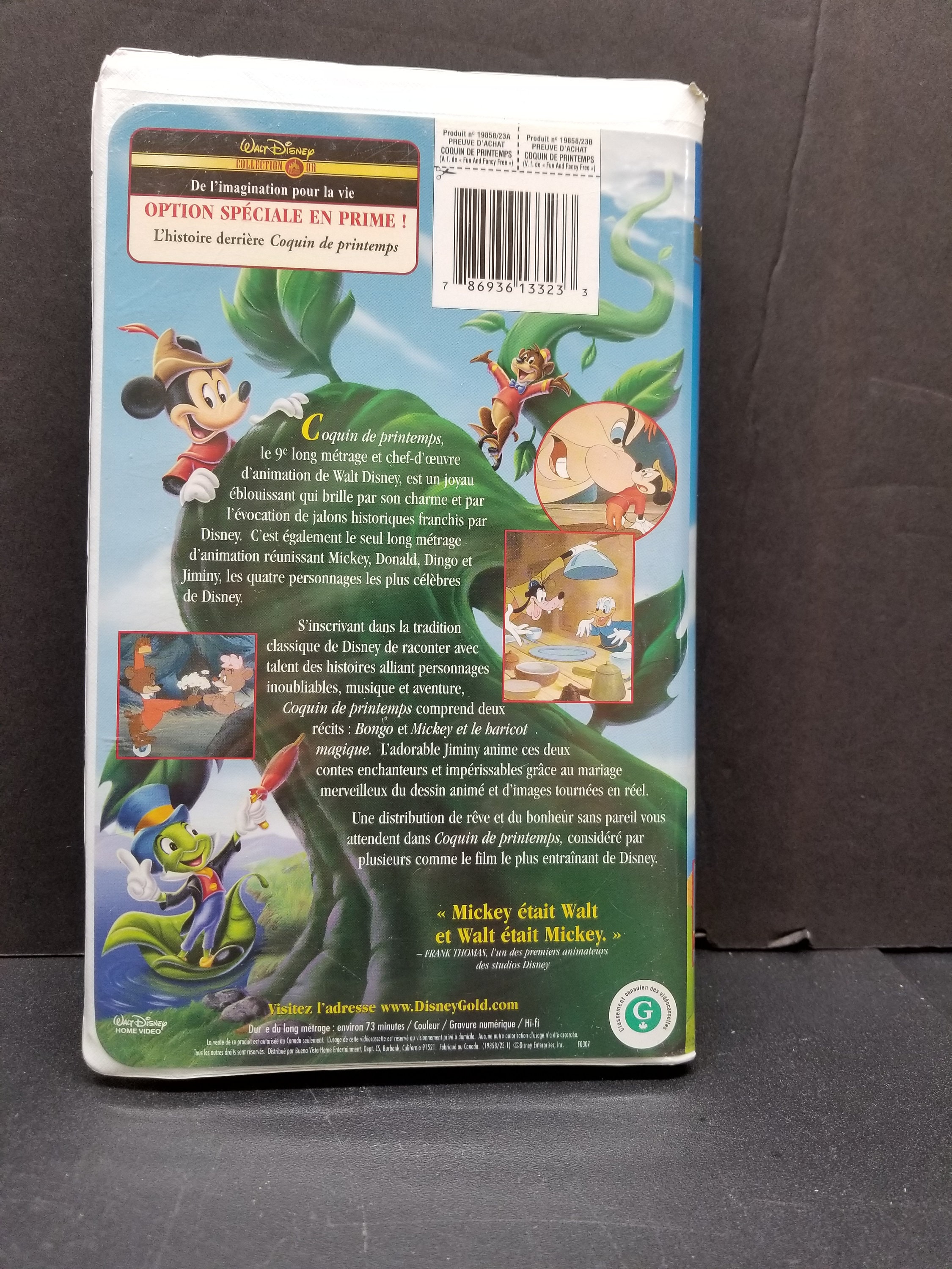 Fun And Fancy Free 2000 Vhs