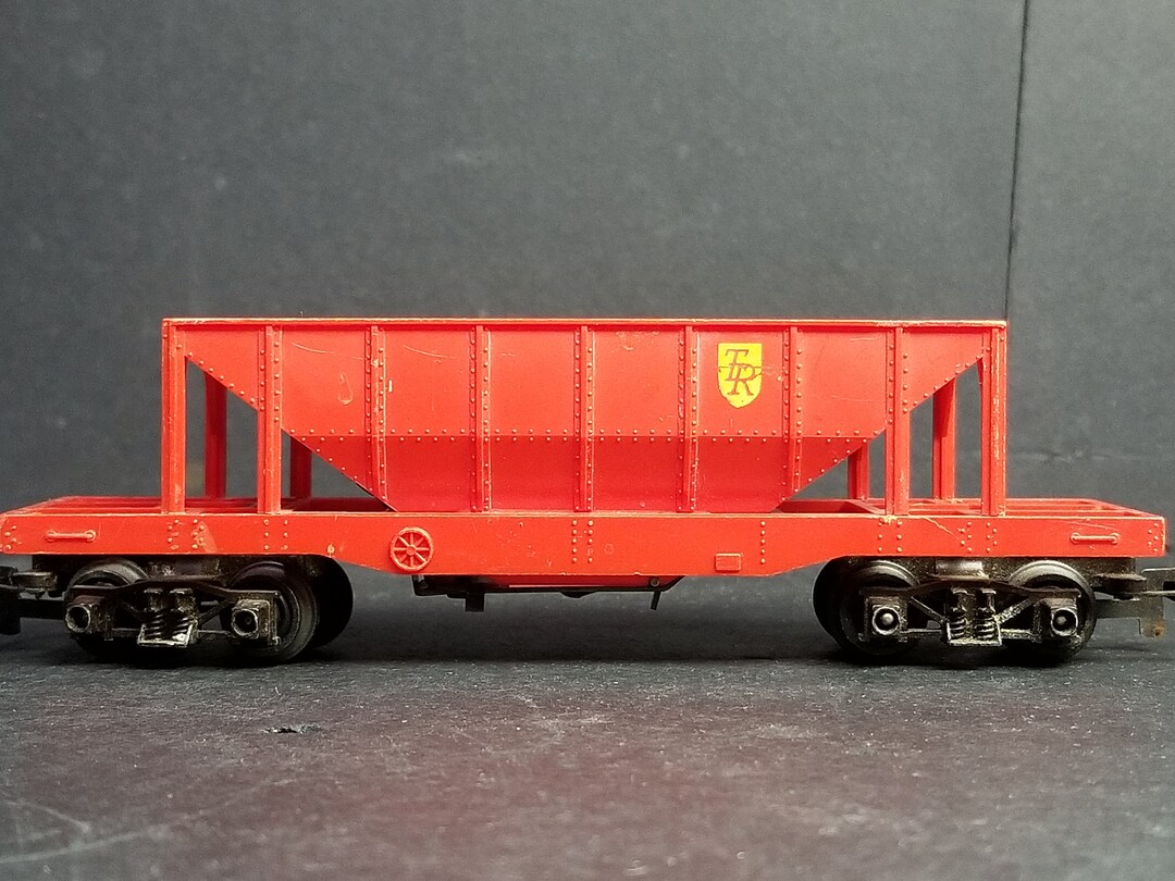 Vintage Tri-ang OO Scale 174 421 Hopper Wagon Car - Red R111 ...