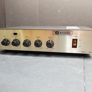 Bogen Solid State Public Address PA Amplifier AMP Model C 60B Works - Etsy