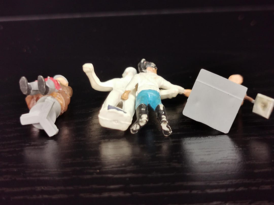Vintage O Scale Workers People Figures for Trains Layout Lot of 4 - Etsy
