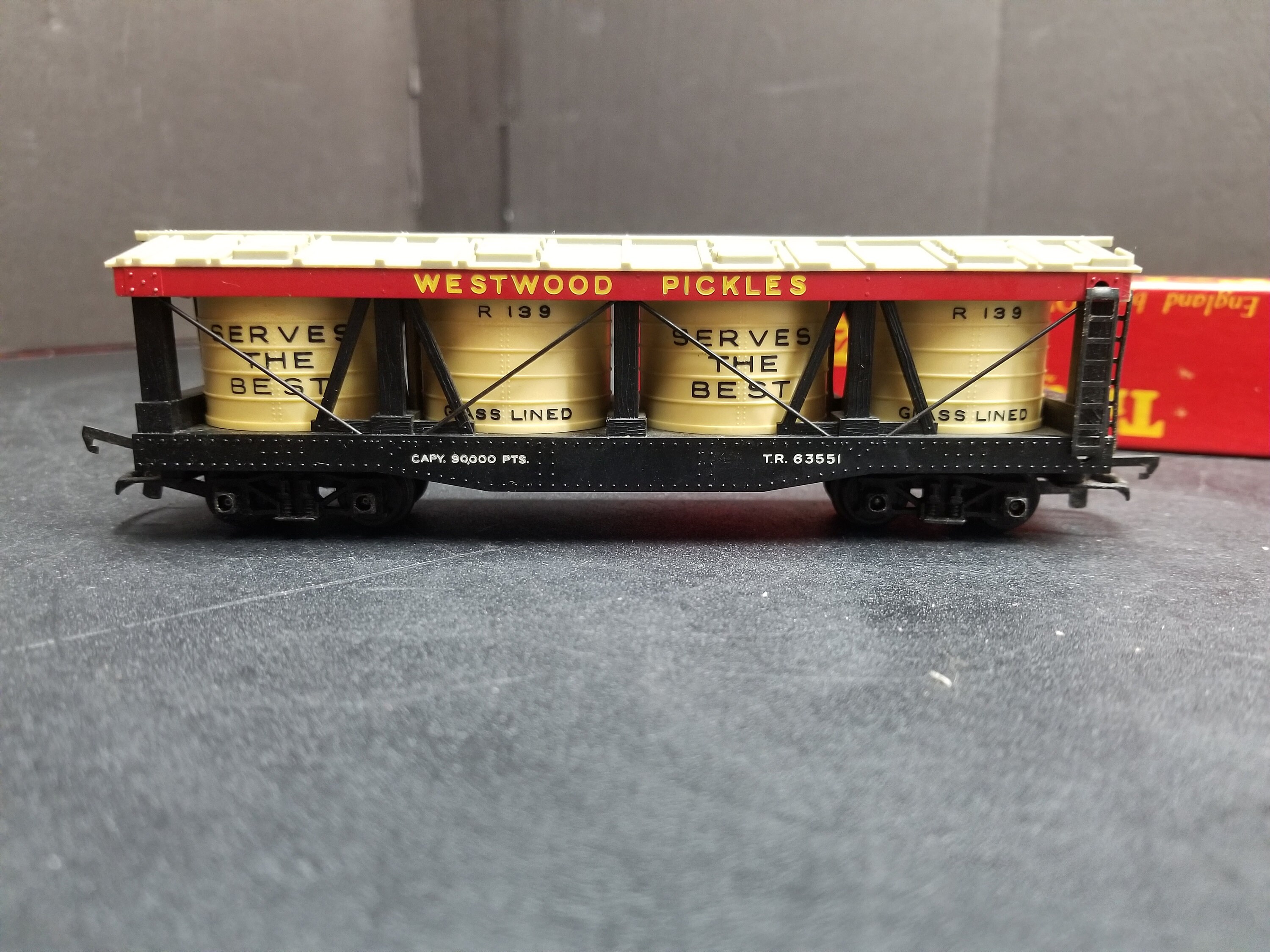 Tri-ang OO / HO Scale R 139 Westwood Pickles Old-time Car T.R 63551 ...
