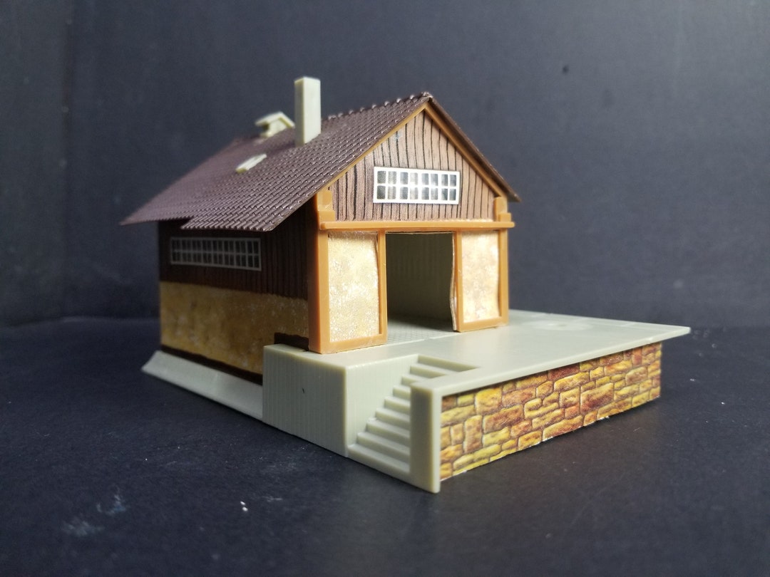 Faller HO Scale 1/1 House With Elevated Platform - Etsy