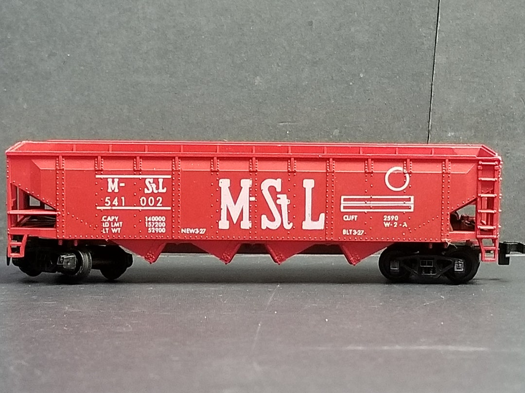 Roco HO Scale M-st L 4-bay Open Hopper Car #541002 Red - Etsy