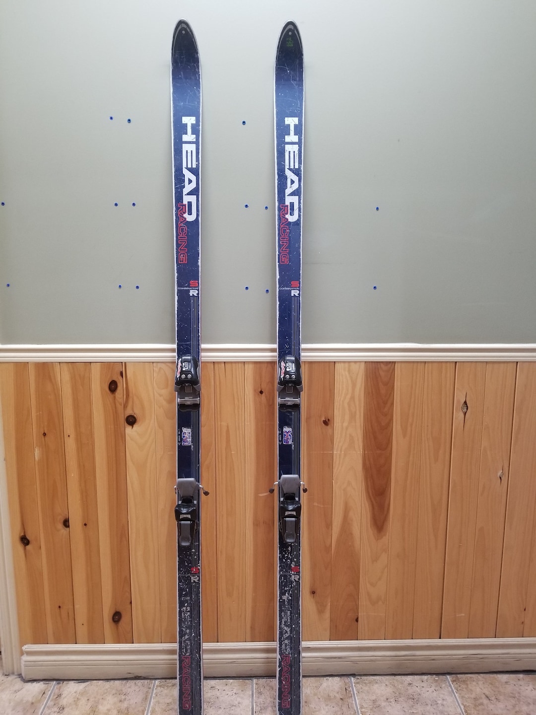 Vintage Pair of Skis 1980's Head Racing SR Combination 4/195 Ntr 55 - Etsy