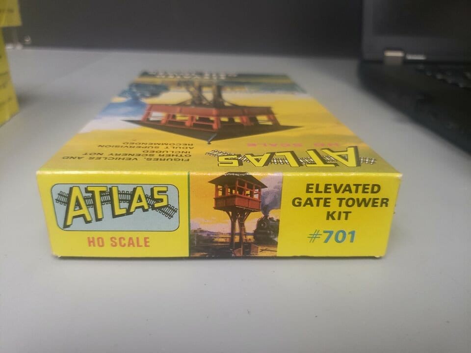 Vintage Atlas Kit 701 HO Elevated Gate Tower Building - NOS New Open ...