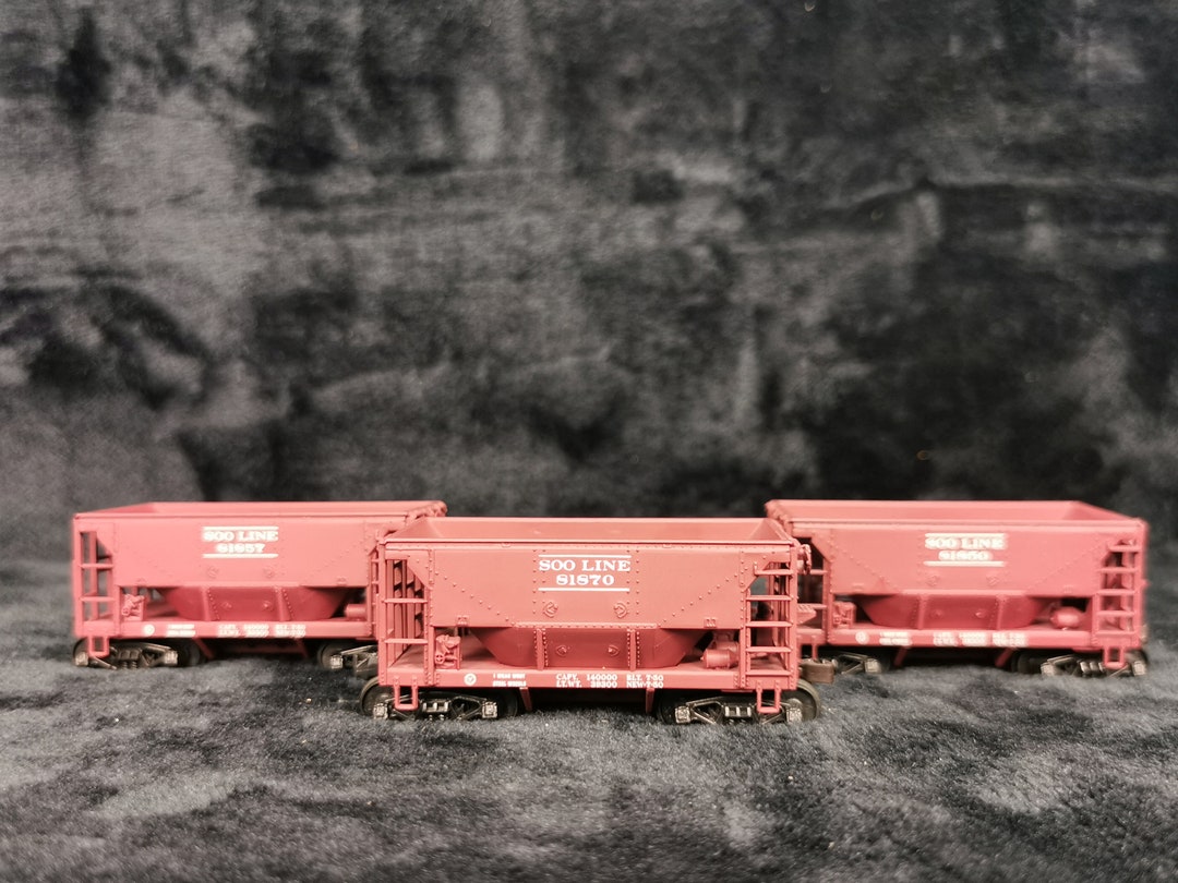 Vintage Walthers HO Scale Soo Line Ore Hopper Car Lot - Etsy