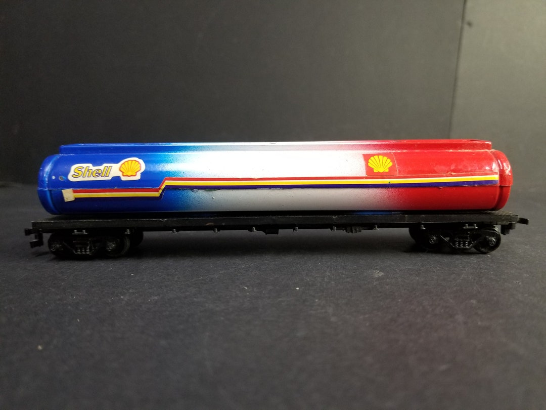 Athearn HO Scale Custom Made Shell Tank Car Blue Red White - Etsy