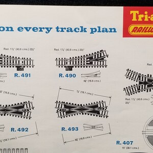 Vintage 1960s Tri-ang Railways HO OO Track Plans Booklet - Etsy