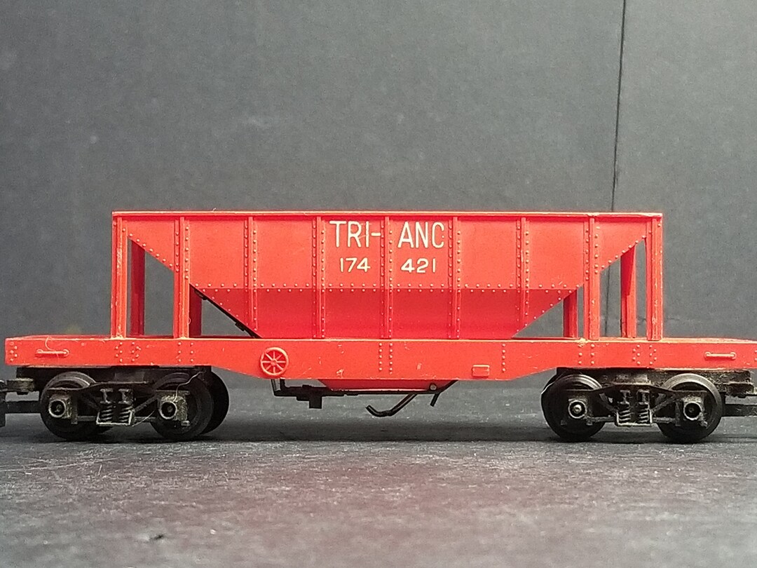 Vintage Tri-ang OO Scale 174 421 Hopper Wagon Car - Red R111 ...