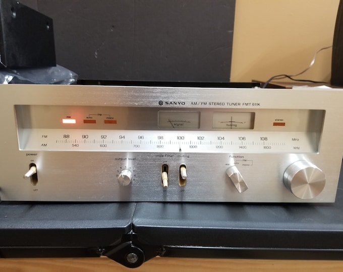 Vintage Sanyo AM FM Stereo Tuner Model FMT-611K Works - Etsy
