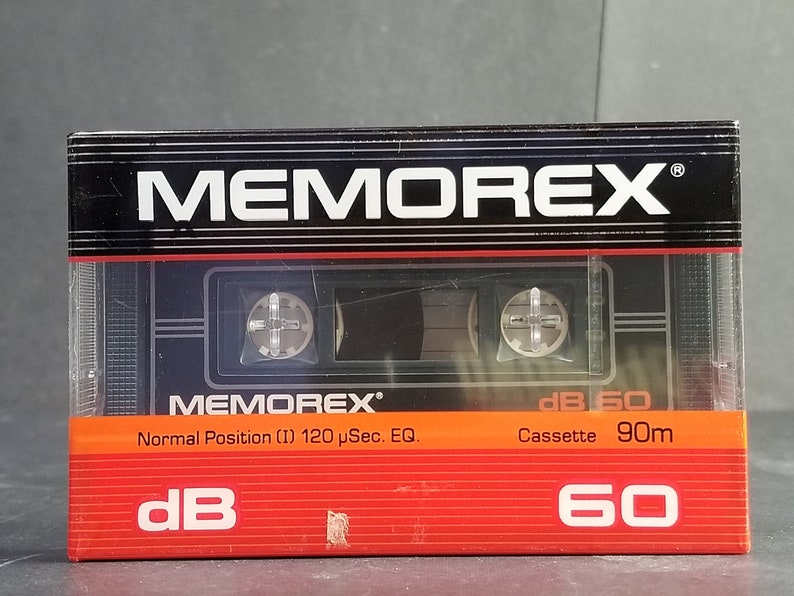 Vintage Memorex Cassette Tapes Db 60 Type I New Sealed - Etsy