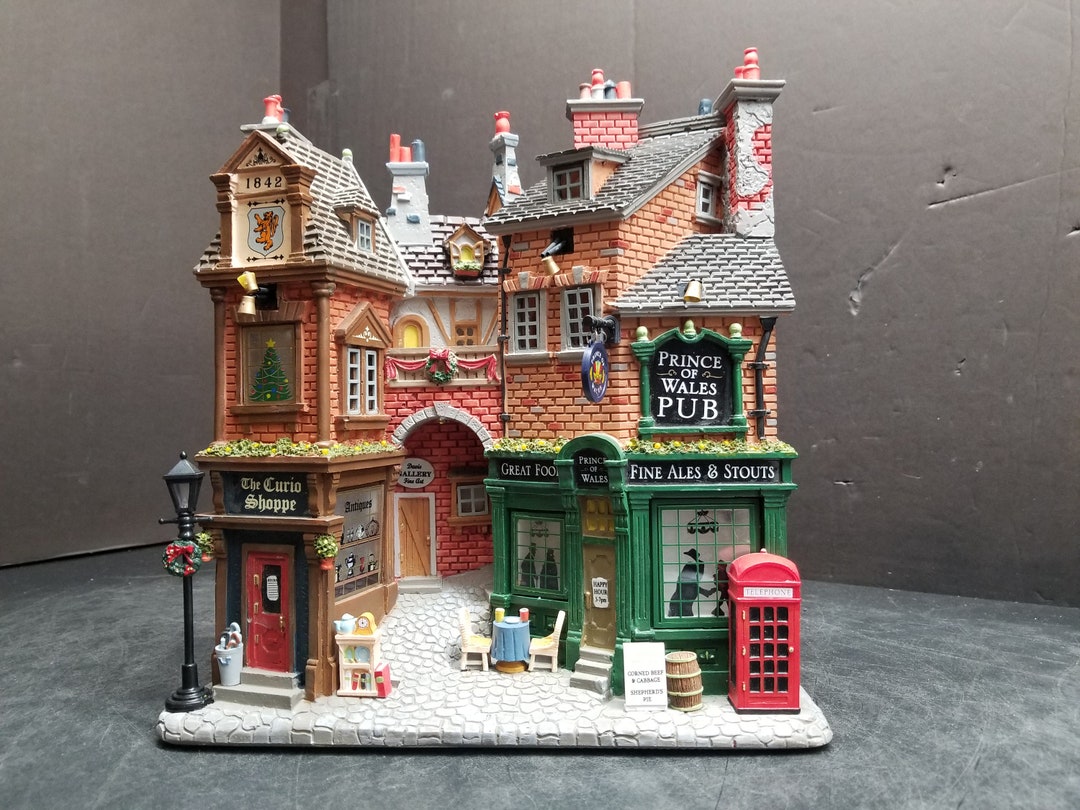 Vintage Lemax Prince of Wales Pub Christmas Display Lights Up - Etsy