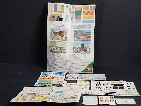 Lot of Decals for Train Layout Building - Etsy