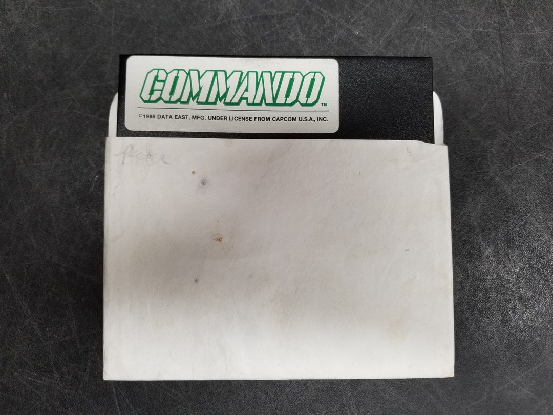 Vintage Commando Game Floppy 1986 Untested - Etsy