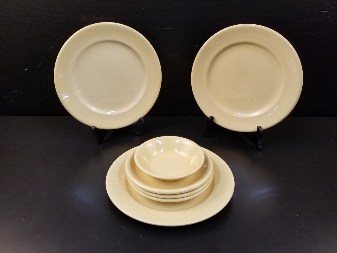 Vintage Grindley Yellow Petal Ware Dinner Set 7 Pieces - Etsy