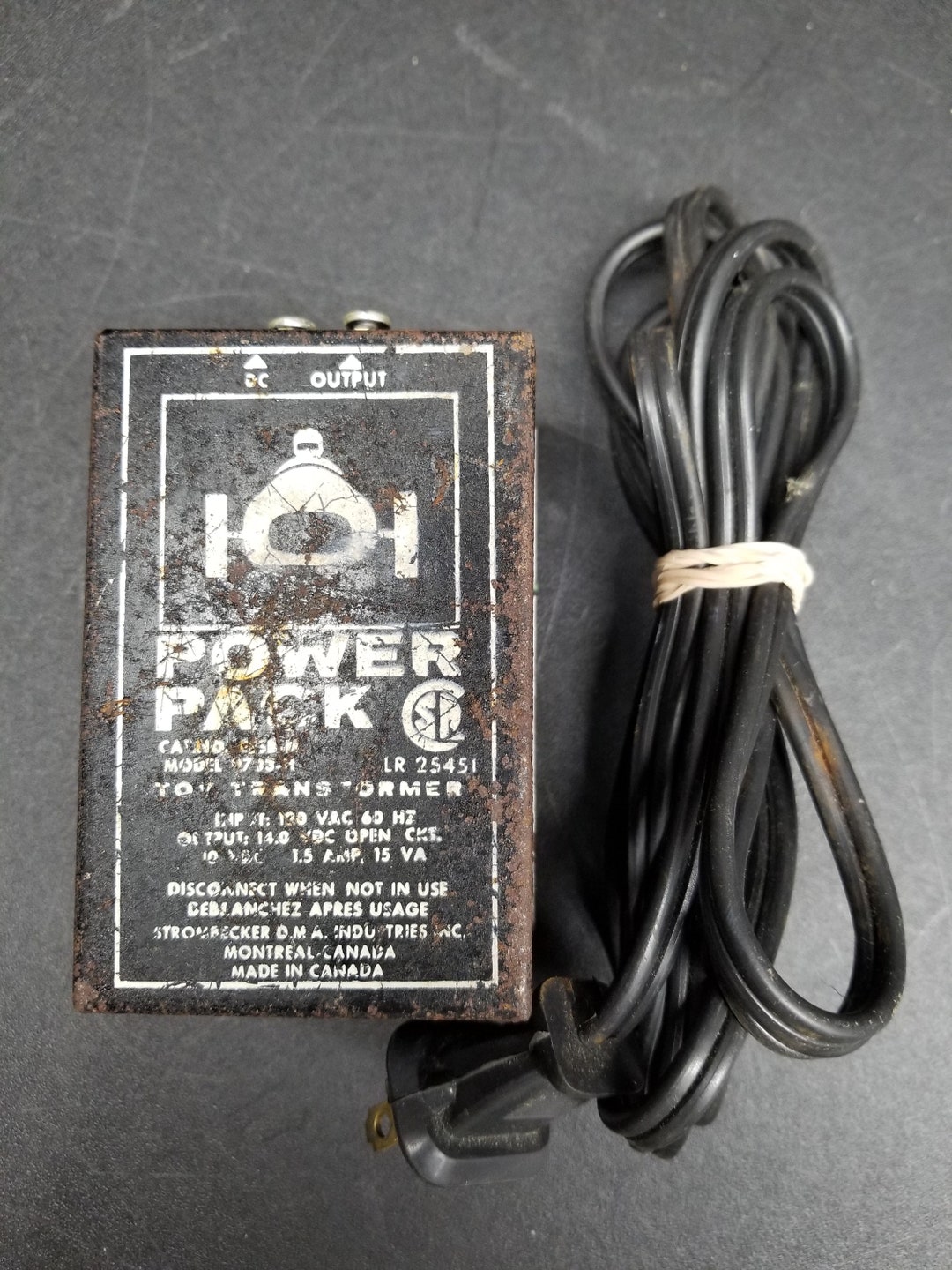Strombecker Vintage HO Scale Power Pack 9703-h Black/white - Etsy