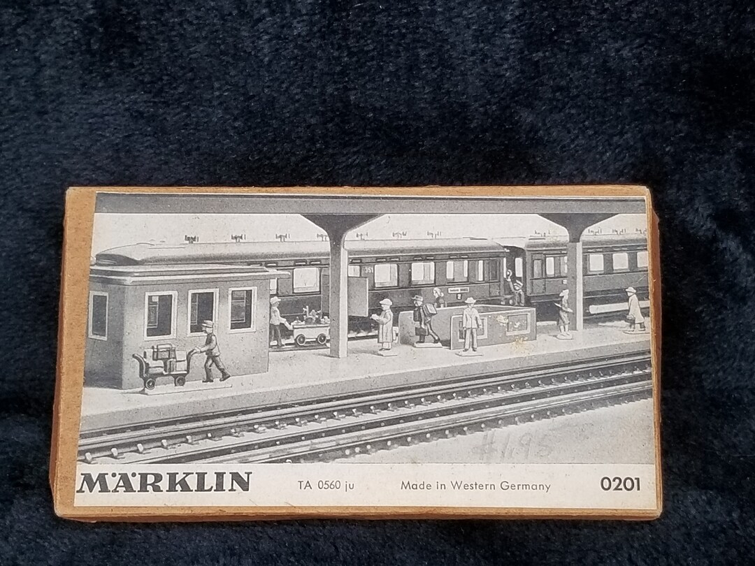 Vintage Marklin HO Scale Diecast Railroad 10 Figures Set 0201 New Old ...