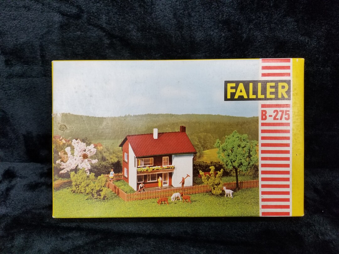 Vintage Faller HO Scale Two-story Family House With Balcony B-275 ...