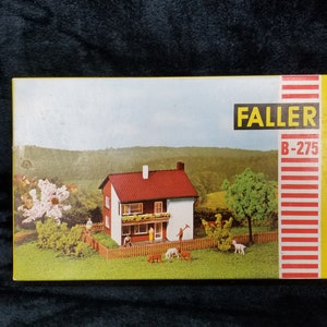 Vintage Faller HO Scale Two-story Family House With Balcony B-275 ...