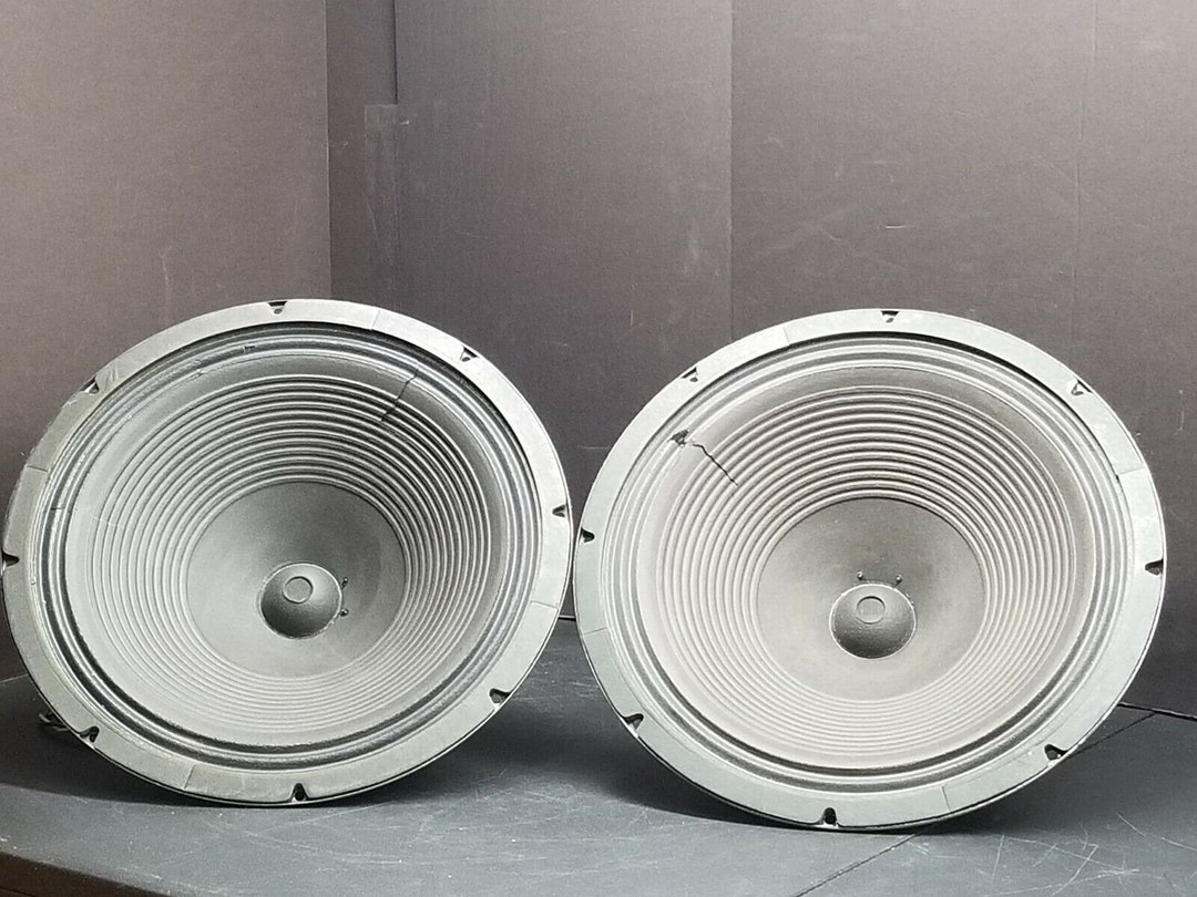 Vintage Pair 15'' Full-range Alnico Speakers - 8 Ohms for Tube ...
