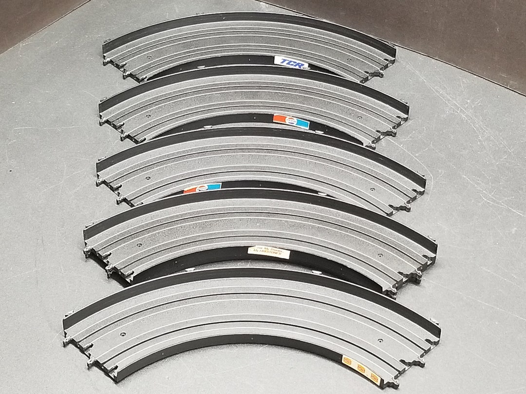 Ideal TCR HO 6 Pieces Slot Car 1/4 Circle 9'' Radius Curve Tracks - Etsy
