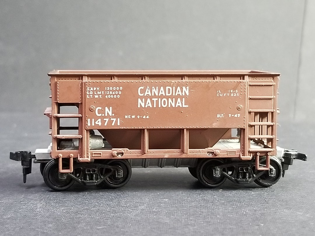 Roundhouse HO Scale Canadian National Ore Hopper Car CN 114771 Brown - Etsy
