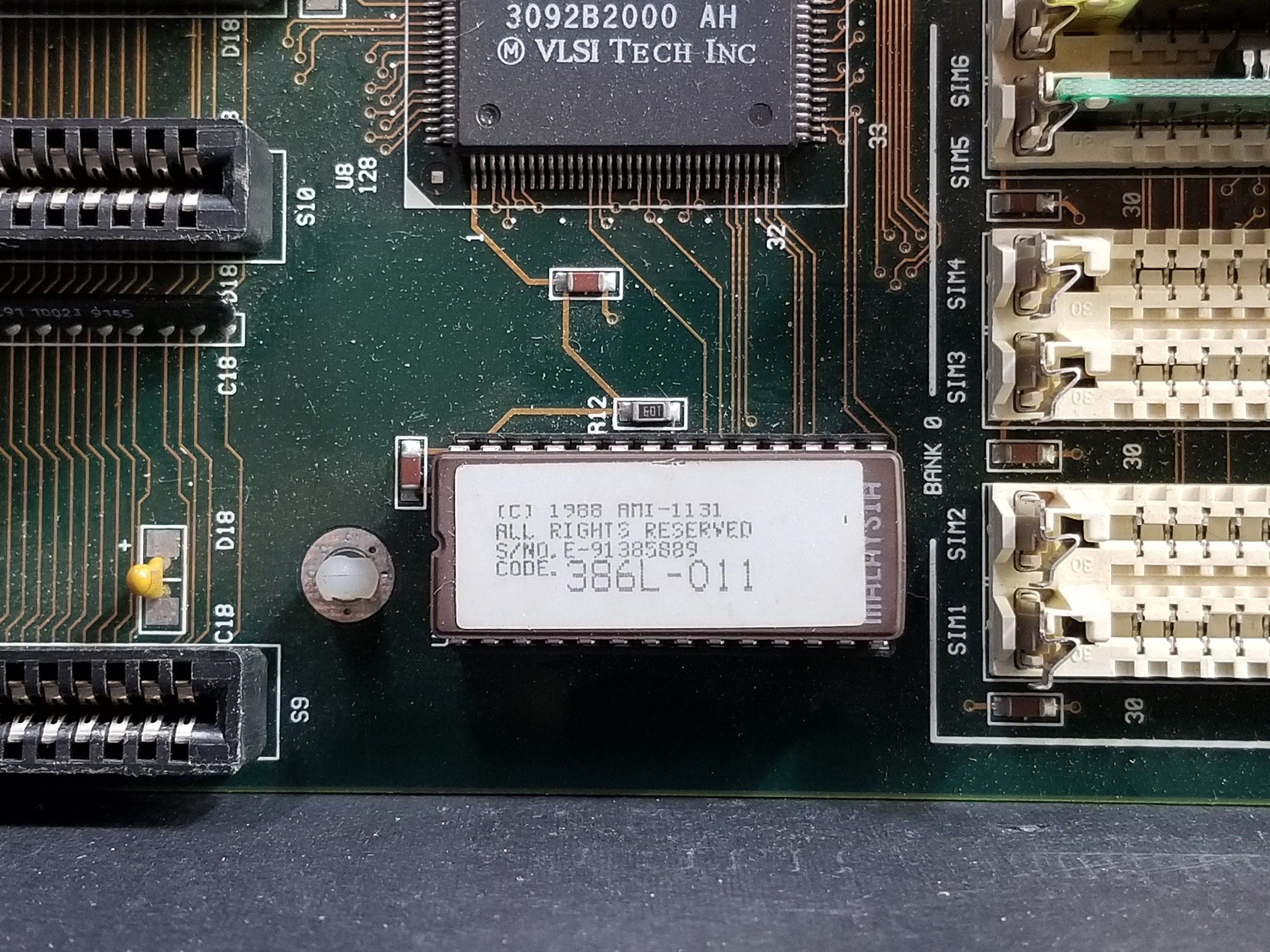 Intel I386 DX With Motherboard and RAM Not Tested as Is - Etsy