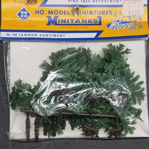 Roco Minitanks HO Model Miniatures Pine-tree Assortment Set Z-185.69 - Etsy