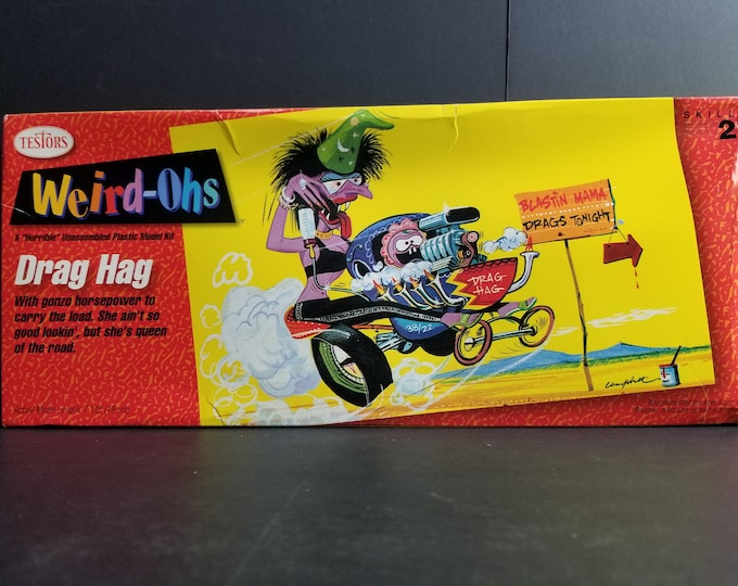 Testors Weird-ohs Model Kit Drag Hag #736 New Open Box - Etsy